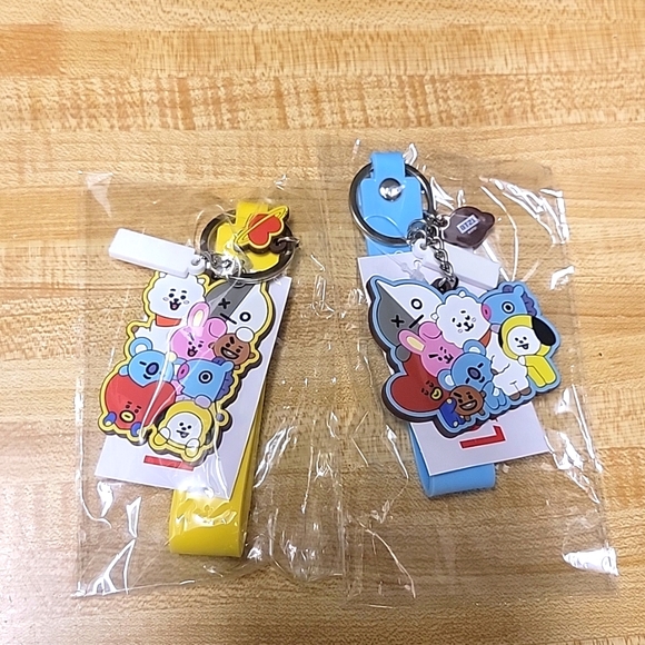 bt21 | Other | 4 Bt2 Line Friends Keychains | Poshmark